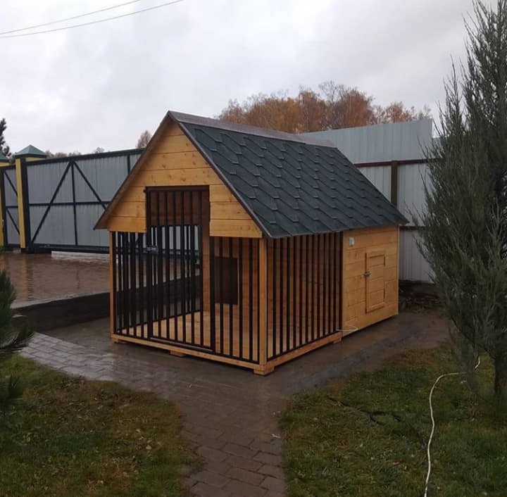 Замовити Собача будка з вигулом у виробника з монтажем і доставкою ...